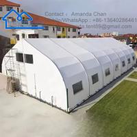 China Customized Waterproof And Fireproof Aluminum Structure Big Canopy Storage Tent For Outdoor Warehouse for sale
