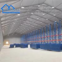China White Aluminum Warehouse Tent Storage Buildings Insulated Tent 3m to 50m Span for sale