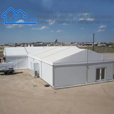 China Aluminum Outdoor Waterproof UV Resistant Flame Retardant Warehouse Tent 6m to 50m Span for sale