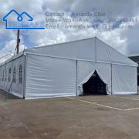 China Custom Aluminum Frame PVC Industrial Warehouse Storage Tent 6m to 50m Span for sale