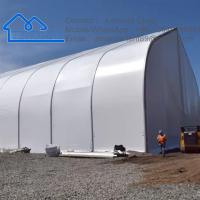 China Custom Aluminum Alloy Curved Marquee Tent 30m Wide Temporary Storage for sale