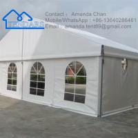 China Luxury Aluminum Event Tent 6m x 18m Outdoor Temporary Storage Marquee for sale