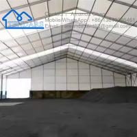 China Custom Size PVC Tent Warehouse White Storage Tent Temporary Industrial Storage Tent 3m to 70m Wide for sale