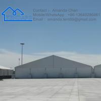 China Waterproof Aluminum A Shape Marquee Warehouse Storage Tent 30m Width 100km/h Wind Load for sale