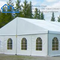 China Custom Waterproof Wedding Tent Aluminum Frame 10m Span Event Marquee Outdoor Storage Tent for sale