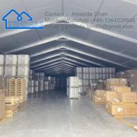 China Large Event Marquee Tent Industrial Warehouse Storage Tent 3m to 55m Span Aluminum Frame for sale