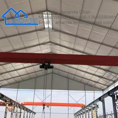 China Large Event Marquee Tent Industrial Warehouse Storage Tent 3m to 55m Span Aluminum Frame for sale