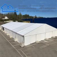 China Big Customized Warehouse A-Frame Temporary Structure Industrial Storage Tent for sale