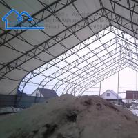 China Aluminum Alloy Aircraft Hangar Tent Industrial Waterproof Storage Marquee 12m Width for sale