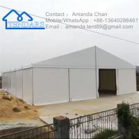 China Custom Aluminum Frame Commercial Storage Tent 3-60m Span Weather Resistant for sale