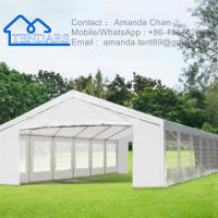 China Custom White Aluminum Alloy Marquee Tent 100km/h Wind Resistance for Storage Party Wedding for sale