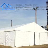 China Aluminum Frame A Shape Big Outdoor White Storage Marquee Church Tent 3-60m Span for sale