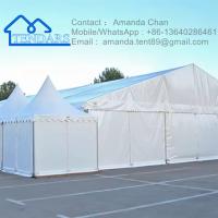 China Aluminum Frame A Shape Big Outdoor White Storage Marquee Church Tent 3-60m Span for sale