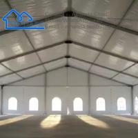China Customized Aluminum Heavy Duty Storage Warehouse Tent 6061 T6 850gsm PVC for sale