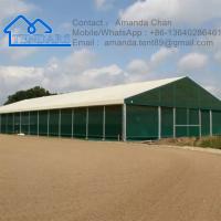 China Custom Aluminum Frame Commercial Storage Tent 3-60m Span Weather Resistant for sale