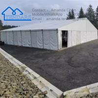 China Aluminium Structural Large Tent 12m Width Waterproof Industrial Warehouse Storage Party for sale