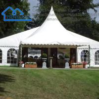 China Aluminum Frame A Shape Big Outdoor White Storage Marquee Church Tent 3-60m Span for sale