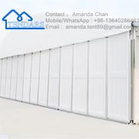 China Customized Luxury Waterproof UV Resistant Storage Event Tent 15m Span Aluminum Frame for sale