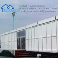 China Aluminum Alloy Sandwich Wall Warehouse Tent 3m to 60m Span Custom Door Storage for sale
