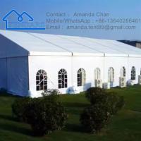 China Customized Aluminum Heavy Duty Storage Warehouse Tent 6061 T6 850gsm PVC for sale