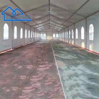 China 12x20m Waterproof PVC Cover Warehouse Storage Tent Galvanized Steel Wind-Resistant Industrial Shelter for sale