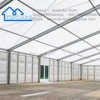 China Waterproof Fire Retardant Aluminum Warehouse Tent 3m to 50m Span Customizable for sale