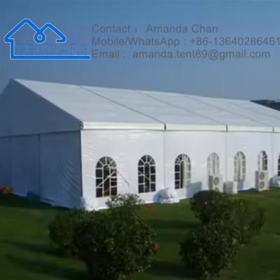 China Customized Aluminum Heavy Duty Storage Warehouse Tent 6061 T6 850gsm PVC for sale