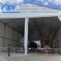 China Waterproof Fire Retardant Aluminum Warehouse Tent 3m to 50m Span Customizable for sale