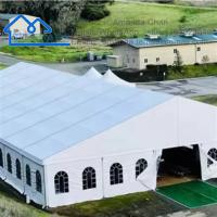 China Customized Aluminum Heavy Duty Storage Warehouse Tent 6061 T6 850gsm PVC for sale