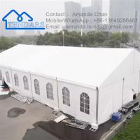China Custom Heavy Duty Aluminum Alloy Storage Warehouse Tent 5m Span 100km/h Wind Load for sale