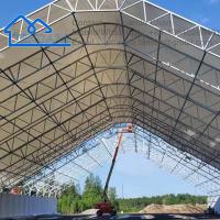 China Customized Color Waterproof/Fireproof/UV Proof Aluminum Frame Big Storage Warehouse Tent for sale