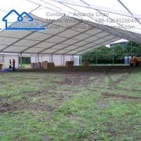 China Custom Heavy Duty Aluminum Alloy Storage Warehouse Tent 5m Span 100km/h Wind Load for sale