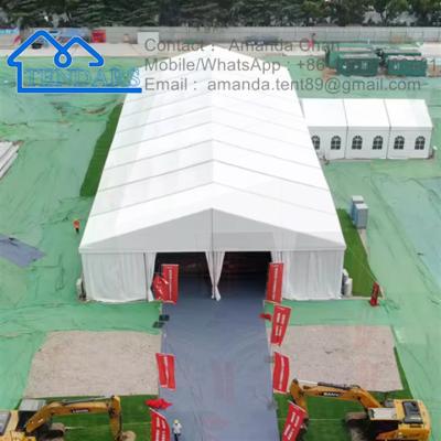China Customized Aluminum Alloy Large Storage Tent 3m to 50m Span Waterproof UV Resistant for sale