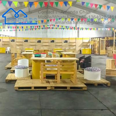 China Heavy Duty Aluminum Alloy PVC Warehouse Tent 3m to 50m Span Customizable for sale