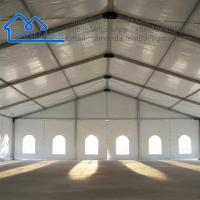 China Waterproof Fire Retardant Aluminum Warehouse Storage Tent 5m to 20m Span for sale