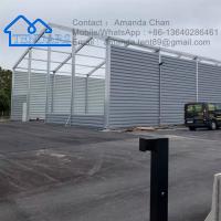 China Waterproof Fire Retardant Aluminum Warehouse Storage Tent 5m to 20m Span for sale