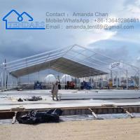 China Waterproof Fire Retardant Aluminum Warehouse Tent 3m to 50m Span Customizable for sale