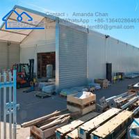 China 12x20m Waterproof PVC Cover Warehouse Storage Tent Galvanized Steel Wind-Resistant Industrial Shelter for sale