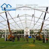 China Custom Heavy Duty Aluminum Alloy Storage Warehouse Tent 5m Span 100km/h Wind Load for sale
