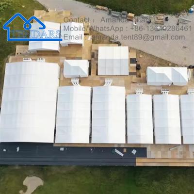 China Aluminium Frame Fire Retardant Industrial Storage Warehouse Tent 3m to 70m Clear Span for sale