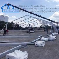 China Easy To Install Modular Fire Retardant Customized Large Industrial Warehouse Outside Storage Tent for sale