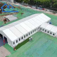 China Waterproof Fire Retardant Aluminum Warehouse Storage Tent 5m to 20m Span for sale