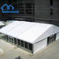 China White Custom Outdoor Commercial Heavy Duty Aluminum Frame Marquee Tent 10m to 50m Wide for sale
