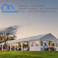 China Luxury Waterproof PVC Tent 6m Span Aluminum Alloy Frame for Wedding Party Events for sale