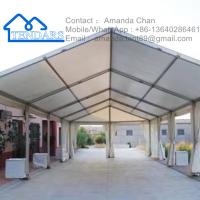 China Custom Heavy Duty Aluminum Frame Marquee Tent 3m to 50m Span PVC Canopy for sale