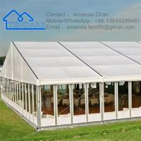China Customized Aluminum Alloy Wedding Tent 10-60m Outdoor Event Shelter with PVC Cover for sale