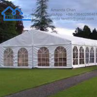 China Heavy Duty Custom Size Aluminum Marquee Tent 10m Span 12m Length Waterproof Wedding Event Tent for sale