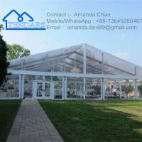 China Aluminum Alloy Heavy Duty Clear Roof Marquee Tent 10m Span for Outdoor Events for sale