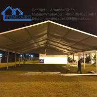 China Custom Aluminium Frame PVC Roof Tent 3m to 40m Width Waterproof Party Warehouse Wedding for sale