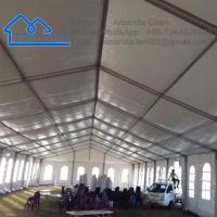 China White Custom Outdoor Commercial Heavy Duty Aluminum Frame Marquee Tent 10m to 50m Wide for sale